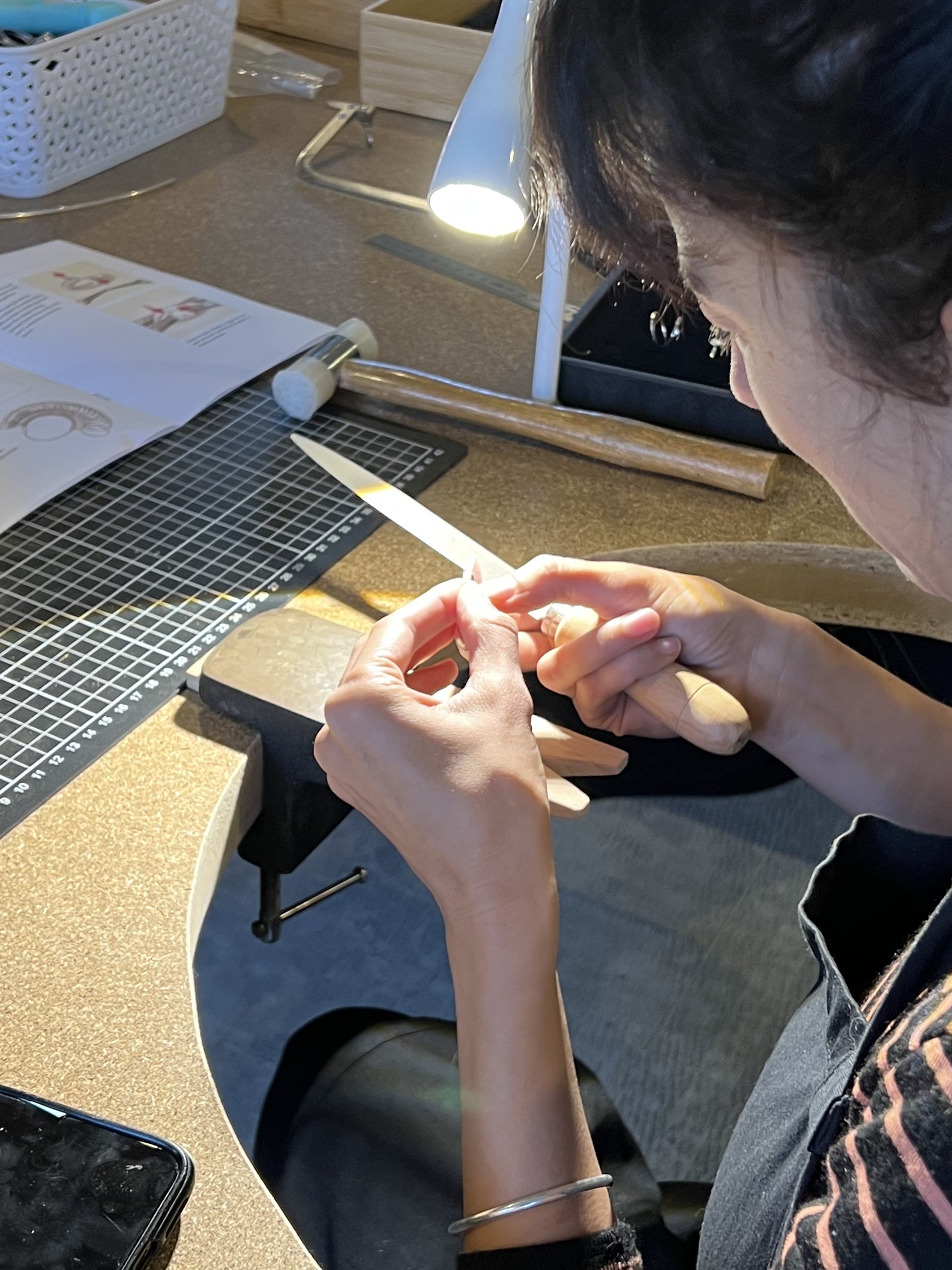 Make Your Own Textured Silver Ring Workshop– Tania Hogg Handcrafted ...
