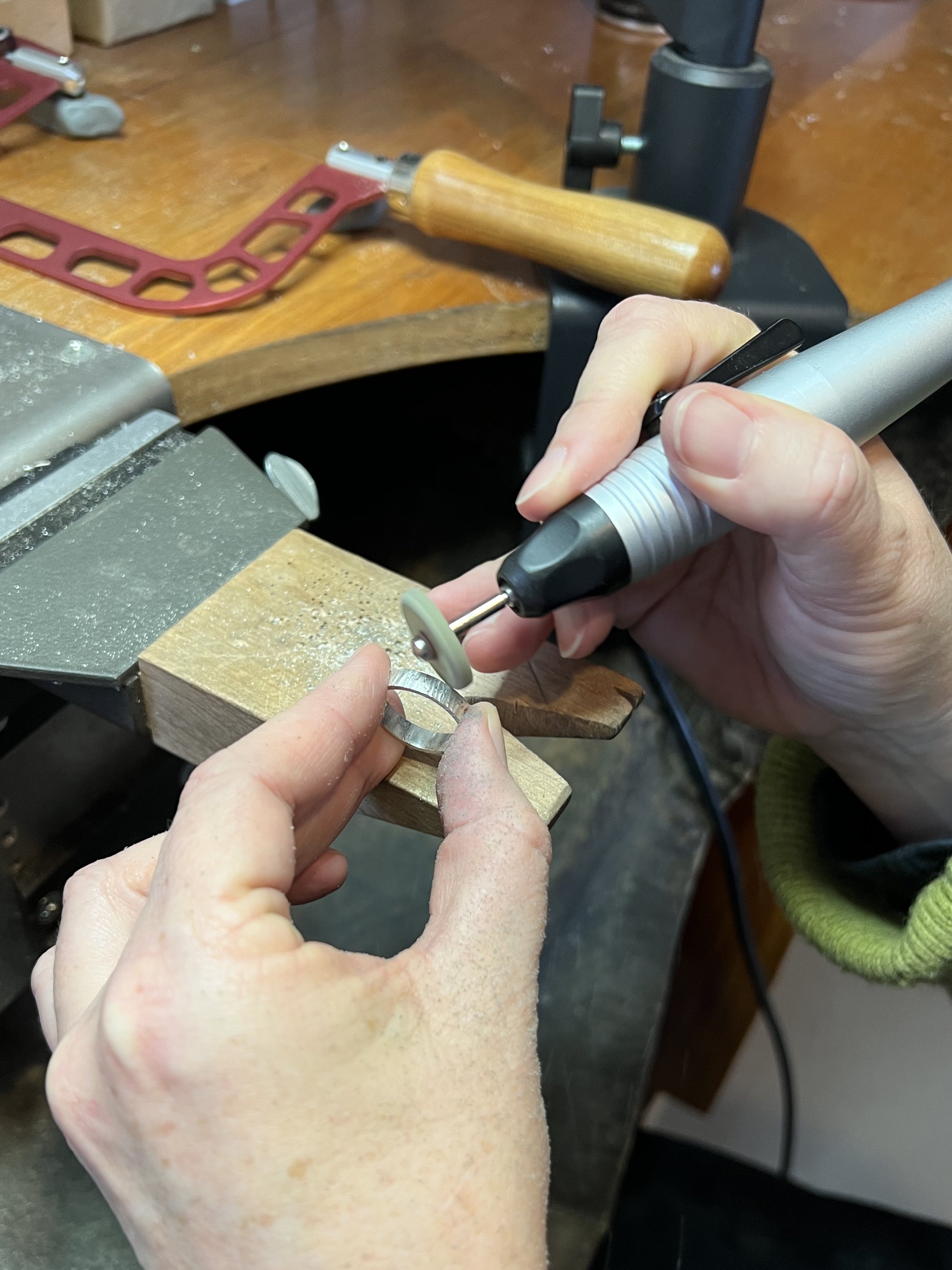 Make Your Own Textured Silver Ring Workshop– Tania Hogg Handcrafted ...